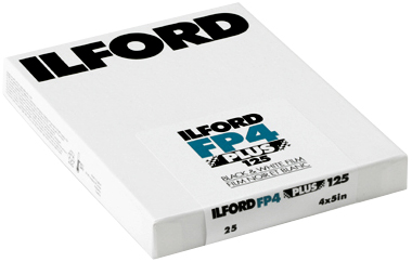 Ilford FP4 plus 4x5 Large Format Sheet Film (25 sheet) - thephotoshop.ie